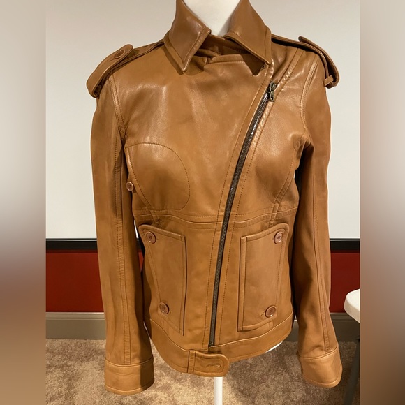 Theory | Jackets & Coats | Theory Buttery Whisky Color Leather Jacket ...